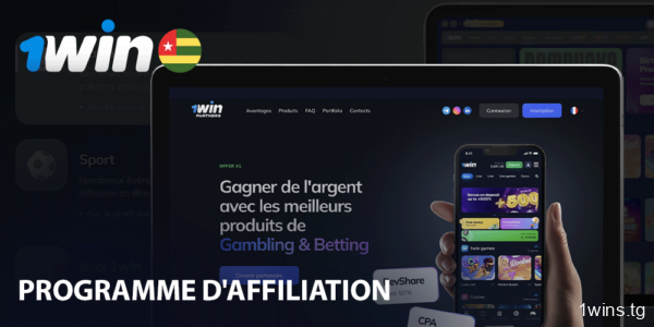 1win Programme d'affiliation au Togo: Comment s'inscrire